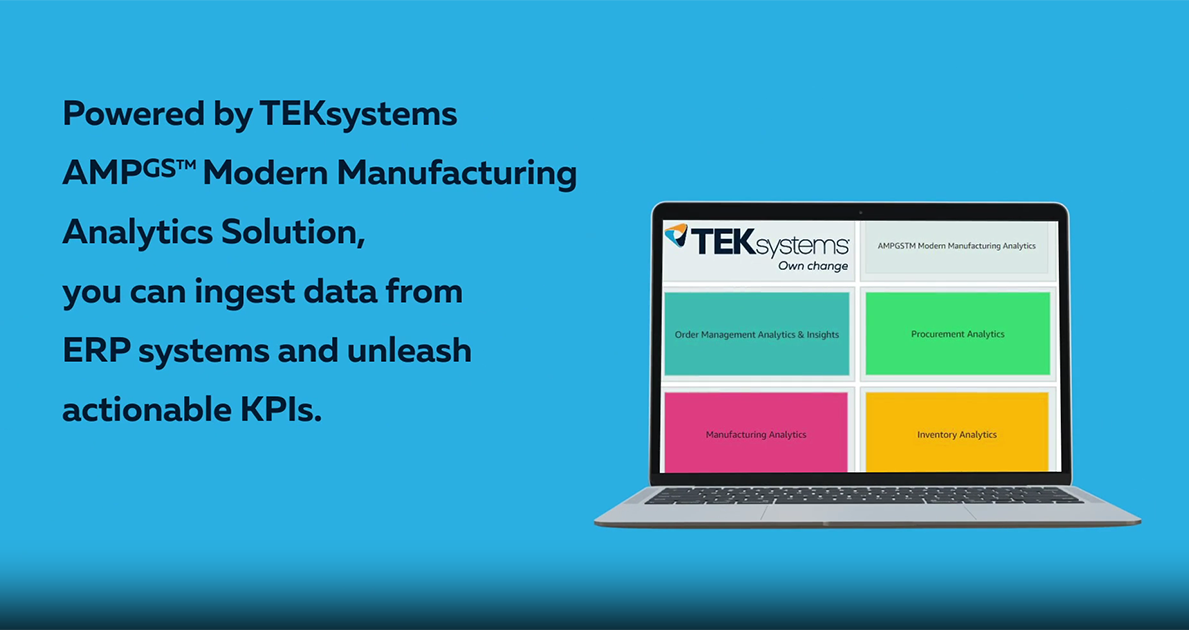 Accelerate the Value of Your ERP Data in Manufacturing | TEKsystems